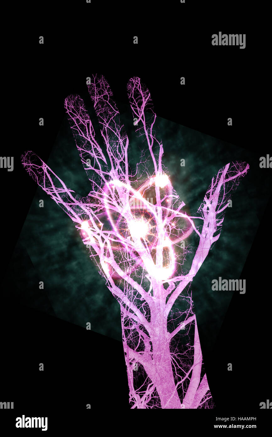 Hand blood vessels illustration hi-res stock photography and images - Alamy