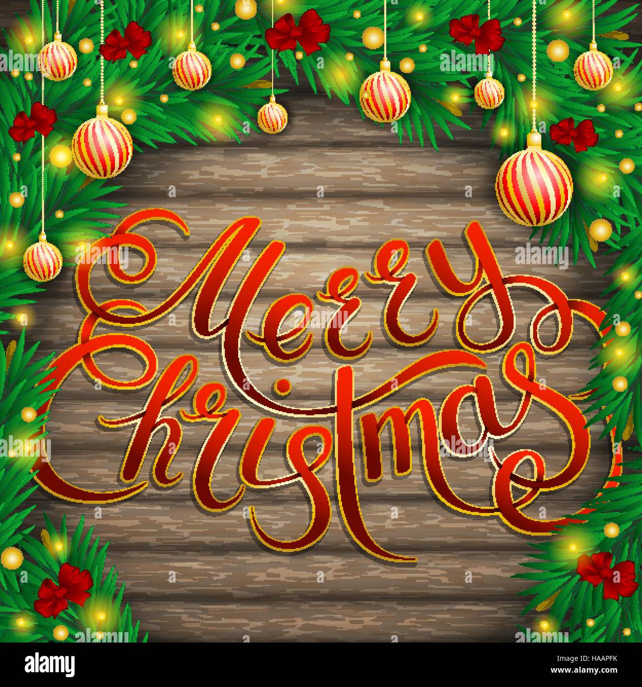 Christmas background balls ribbons hi-res stock photography and images ...