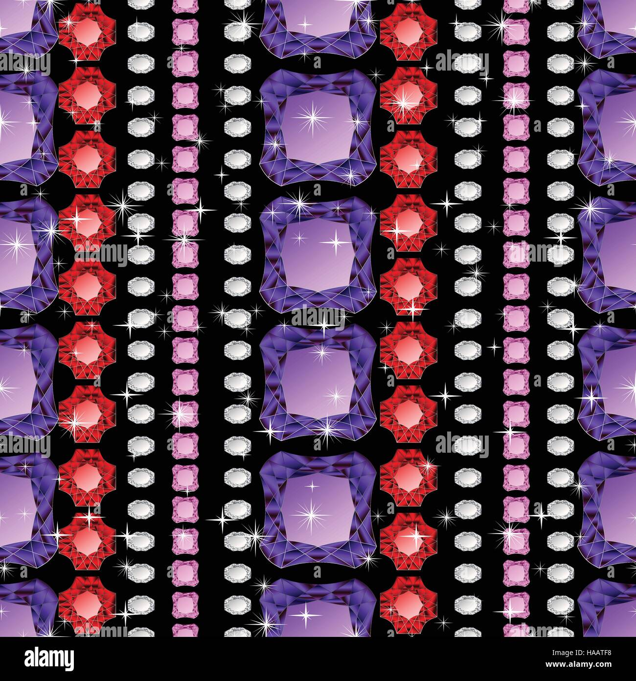 Diamonds seamless pattern Stock Vector Image & Art - Alamy