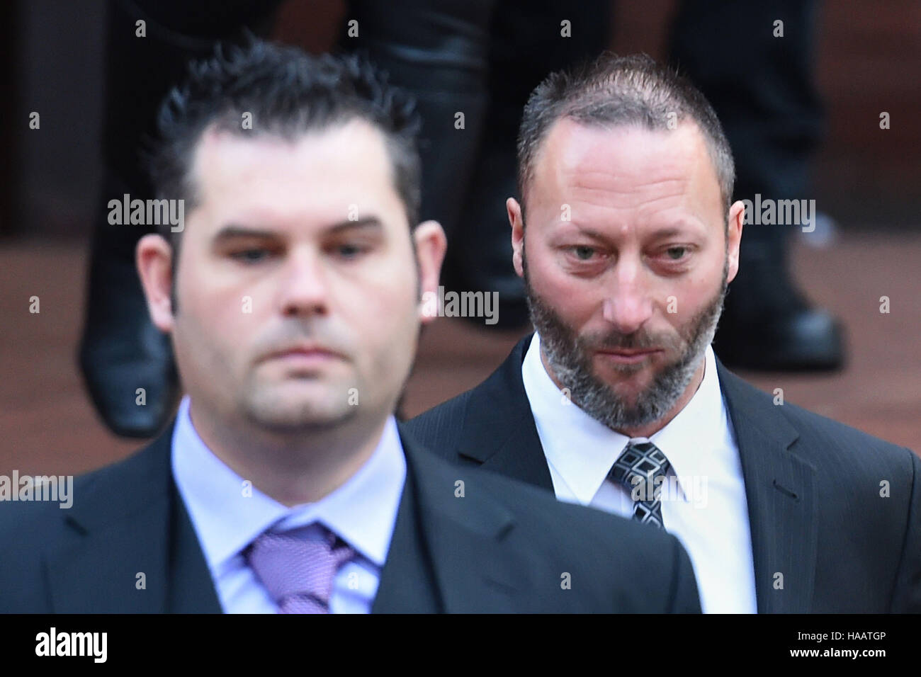 PCs Paul Adey, 36 (left), and Paul Greenfield, 50, leave Birmingham ...