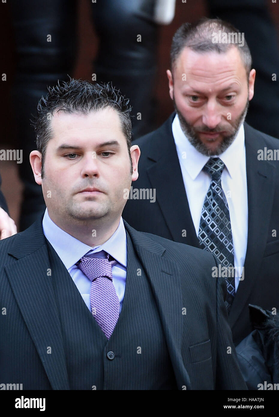 PCs Paul Adey, 36 (left), and Paul Greenfield, 50, leave Birmingham ...