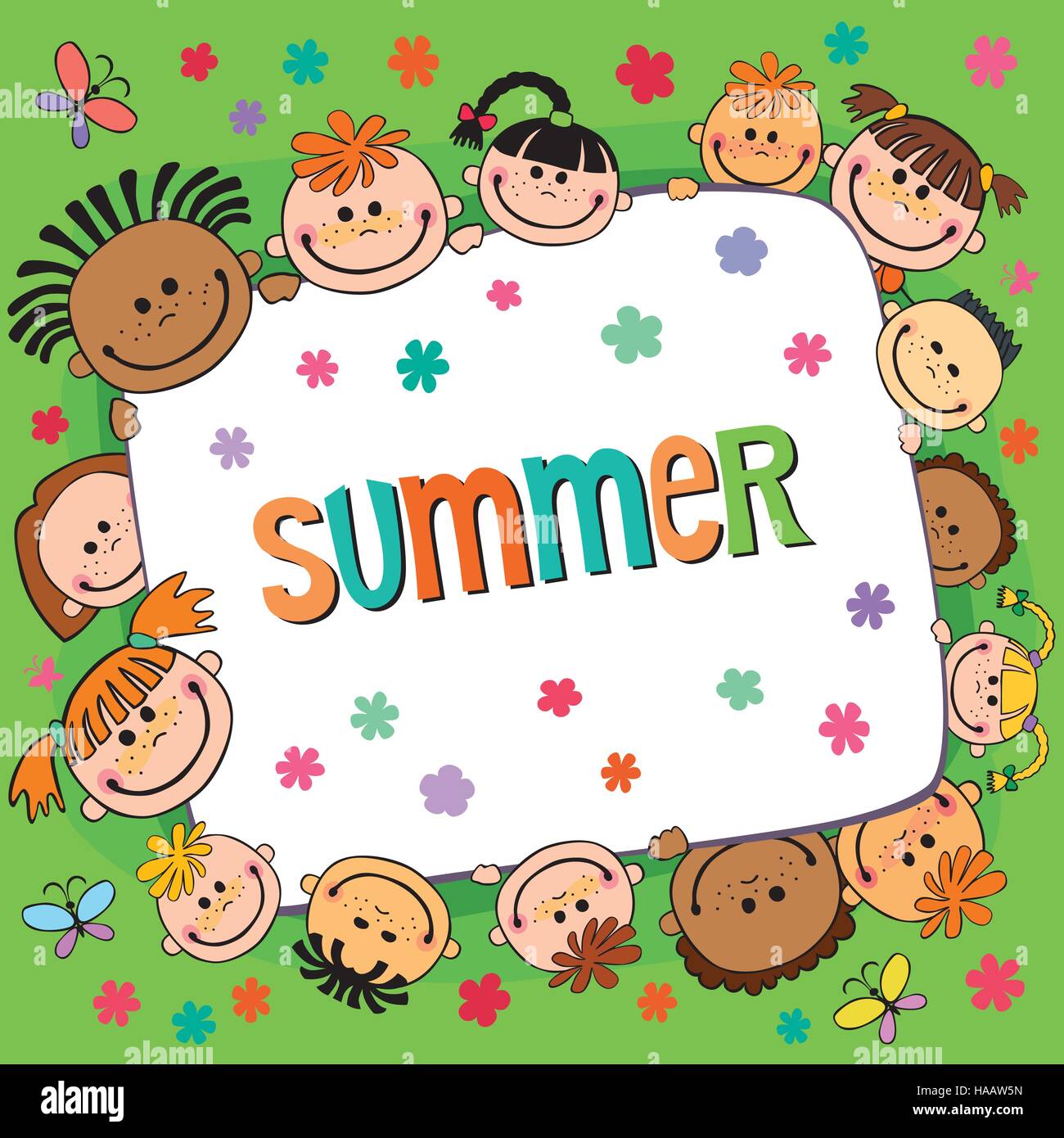 Summer poster. Vector illustration Stock Vector Image & Art - Alamy