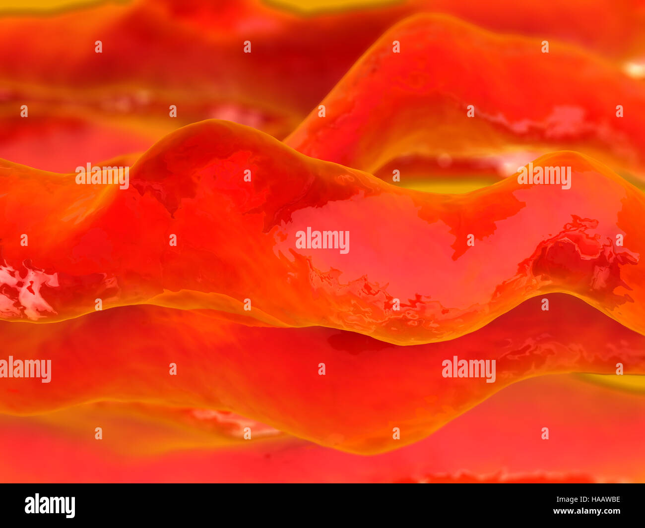 abstract 3d illustration of red lava background Stock Photo - Alamy