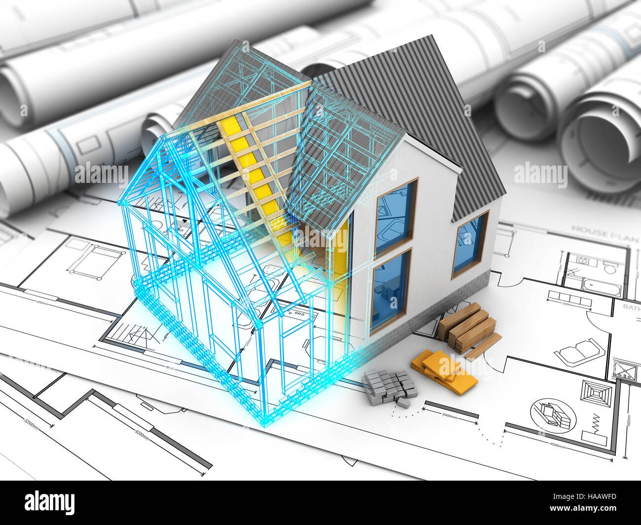 Wire frame model hi-res stock photography and images - Alamy