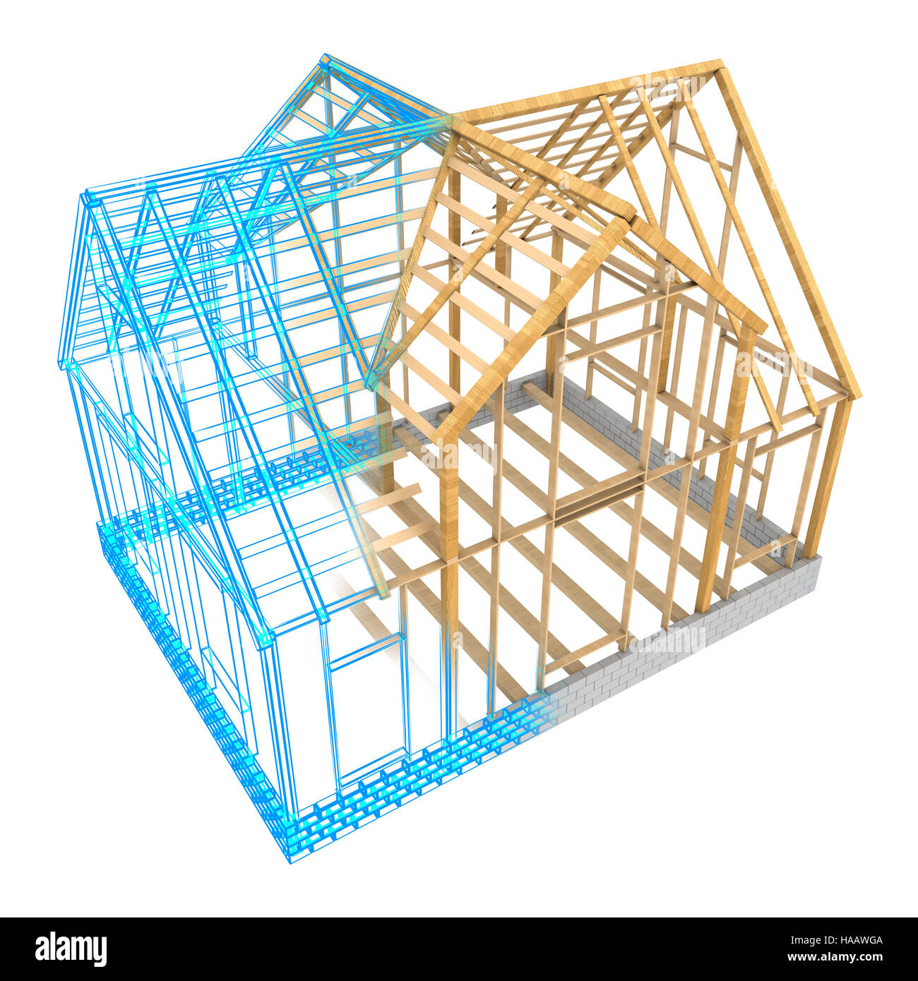 Wireframe rendering interior hi-res stock photography and images - Alamy