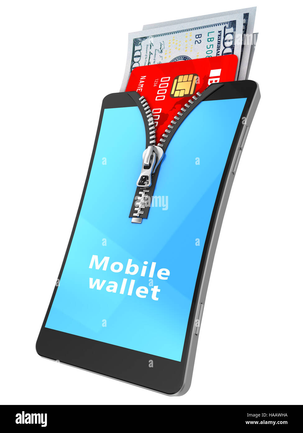 Illustration electronic money payment Cut Out Stock Images & Pictures ...