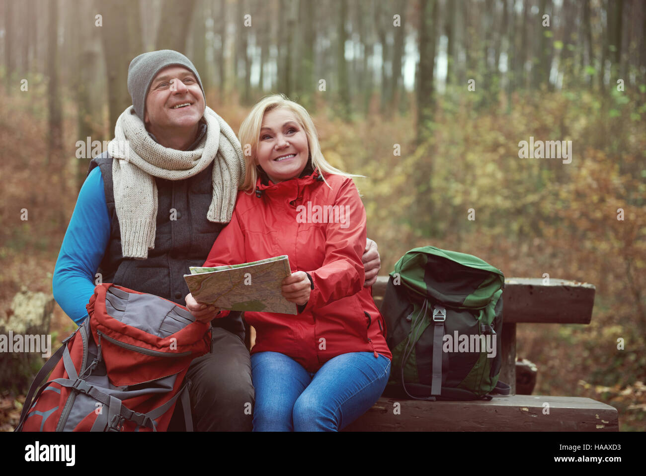 Checking if they are on the right way Stock Photo - Alamy