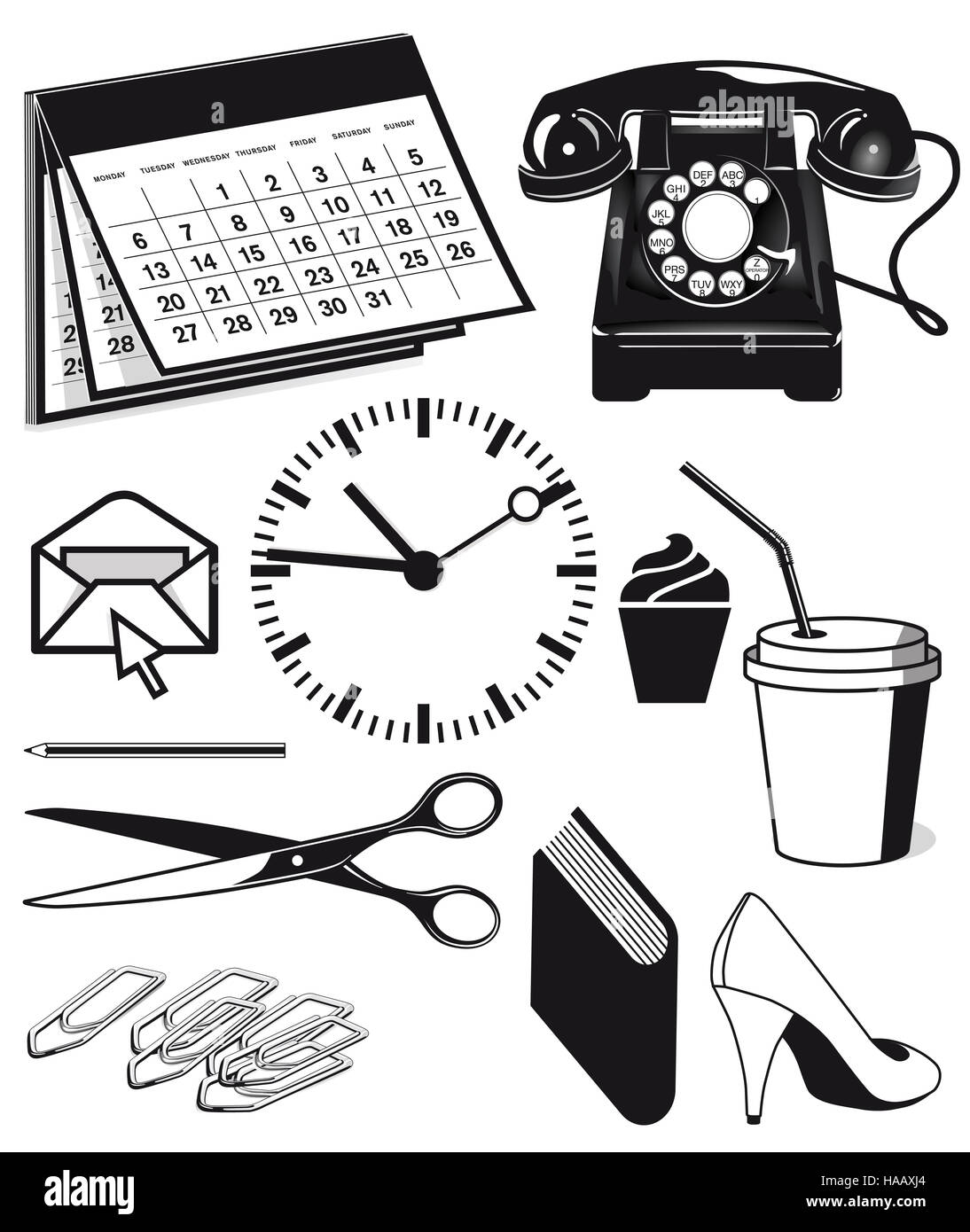 Office Supplies And Workplace Stock Photo Alamy office-supplies-and-workplace-stock-photo-alamy