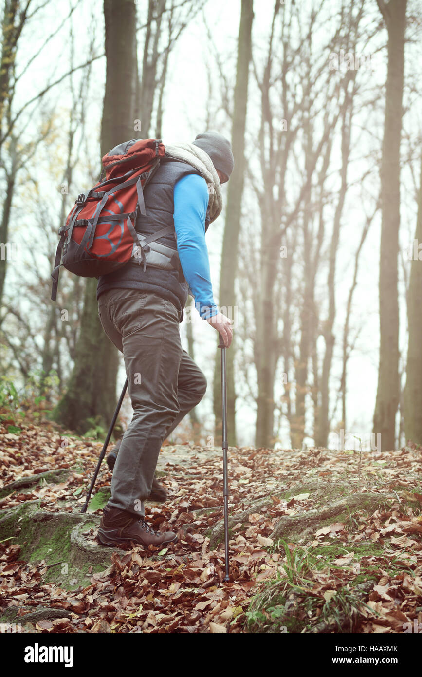Hiking man hi-res stock photography and images - Alamy