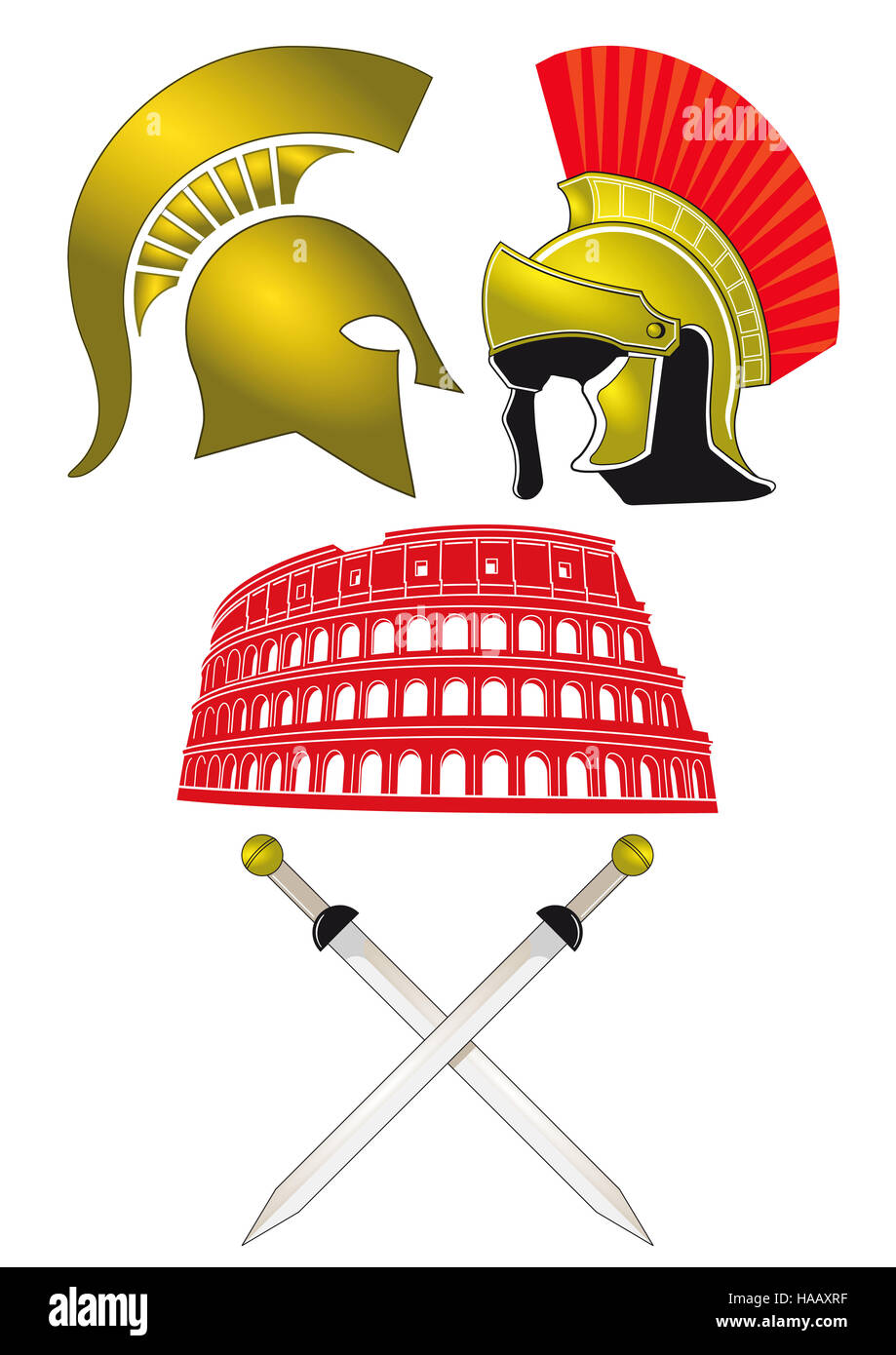 Gladiator Cut Out Stock Images & Pictures - Alamy