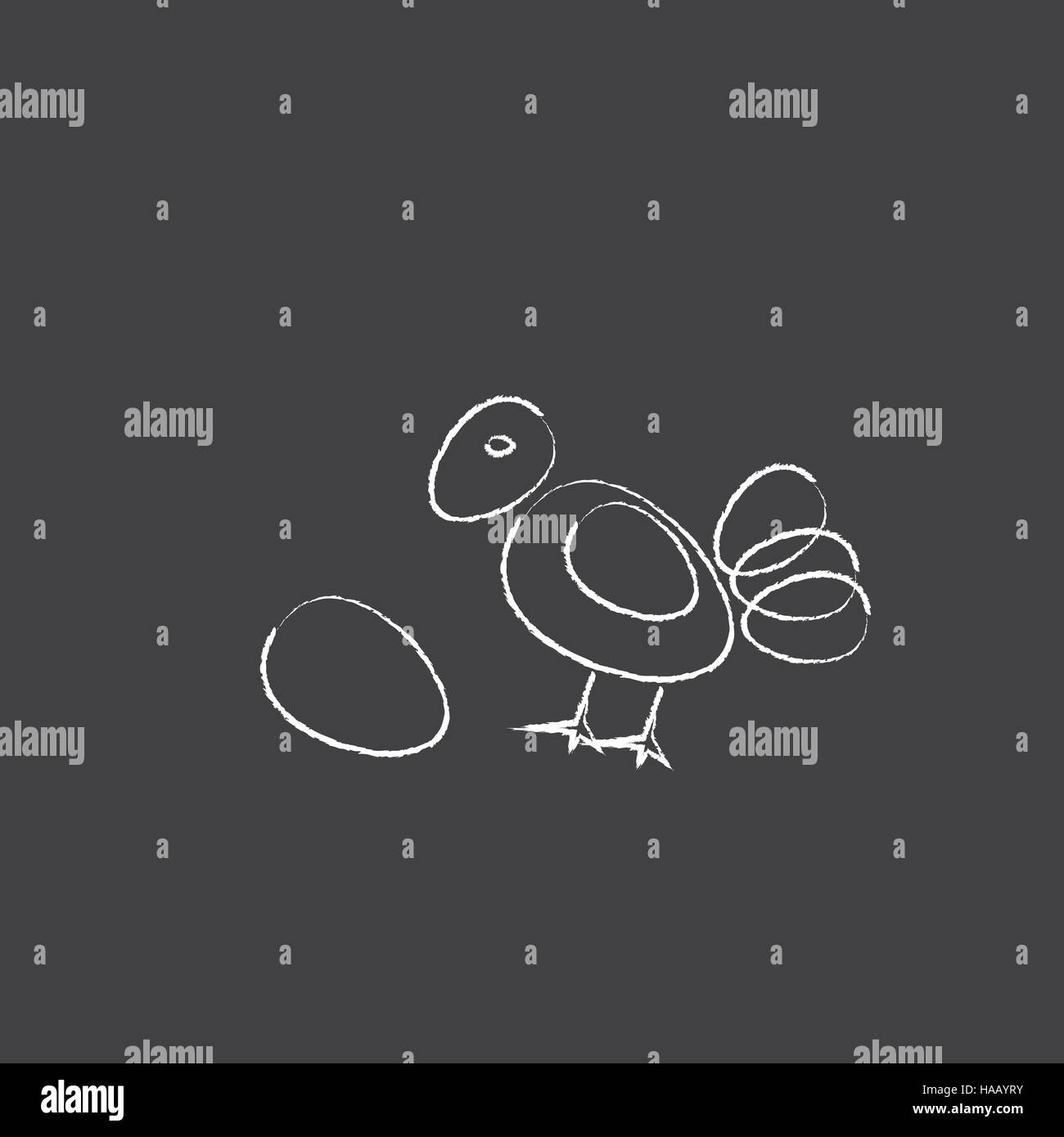 Ecological chicken Stock Vector Images - Alamy