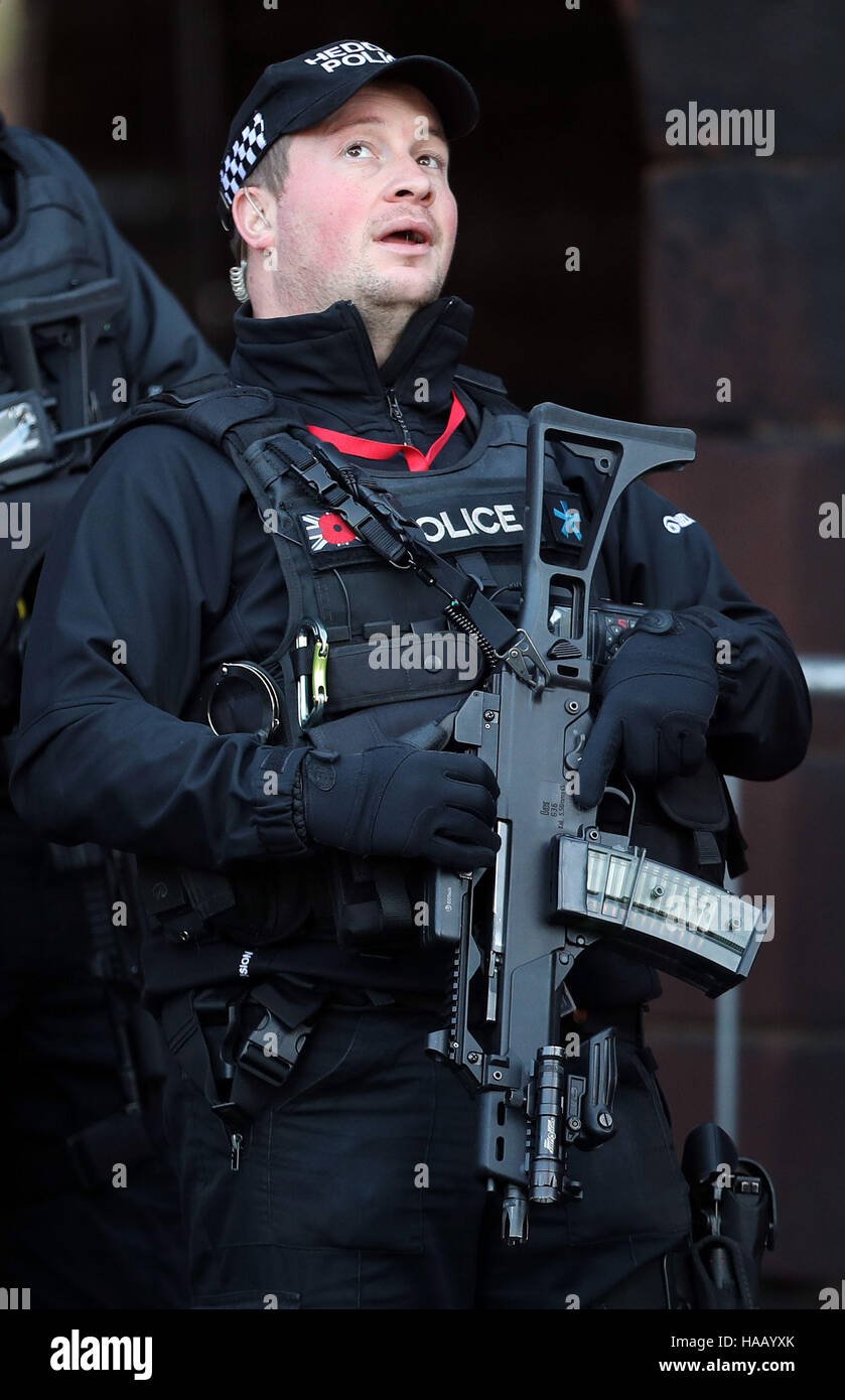 Welsh armed police hi-res stock photography and images - Alamy