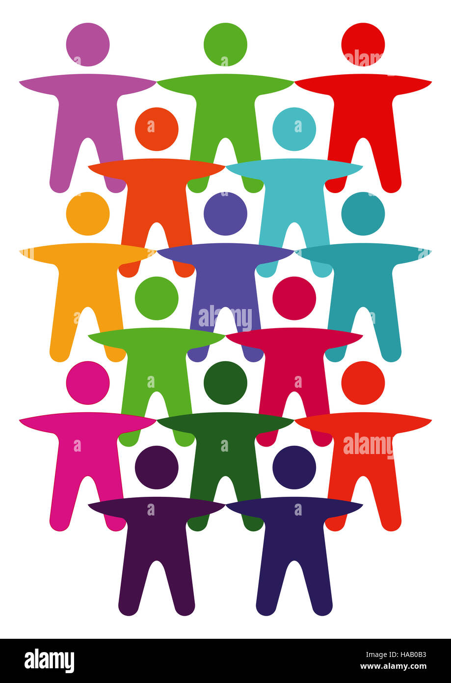 human symbols, people symbol Stock Photo - Alamy