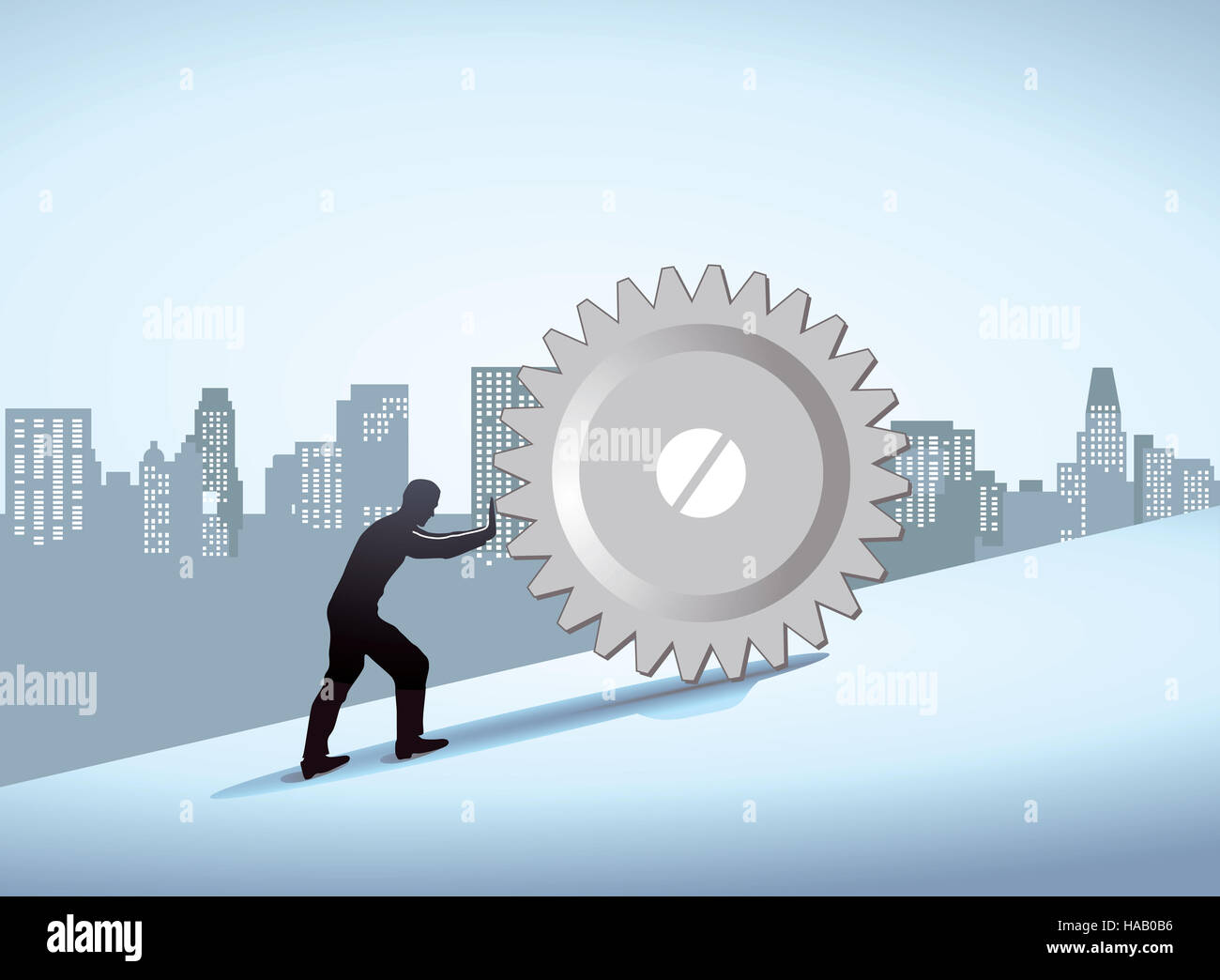 Sisyphean task, Sisyphus, effortless, drive Stock Photo - Alamy