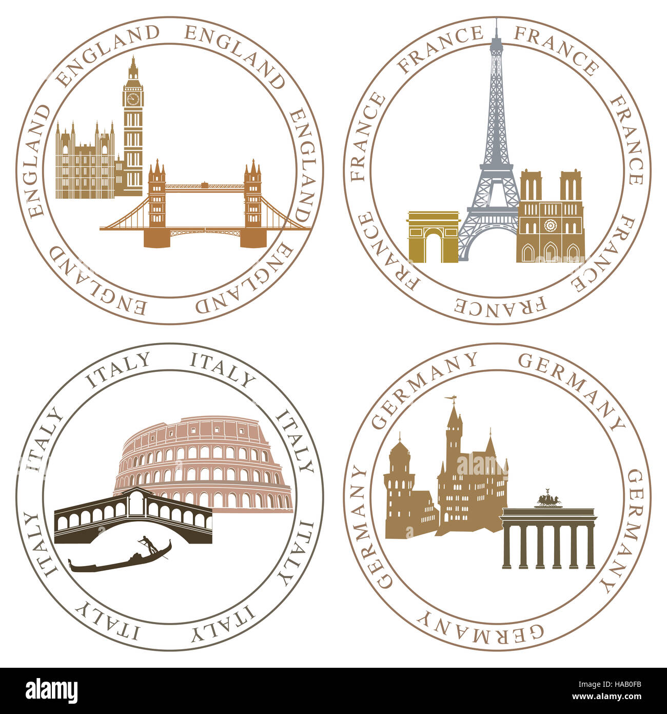 Famous landmarks germany Cut Out Stock Images & Pictures - Alamy