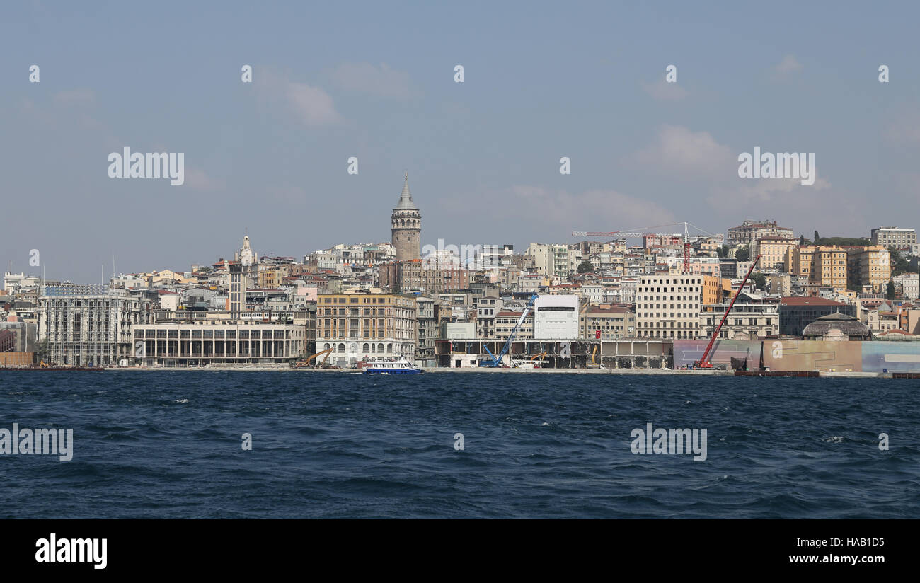 Karakoy and Galata Tower in Istanbul City, Turkey Stock Photo - Alamy