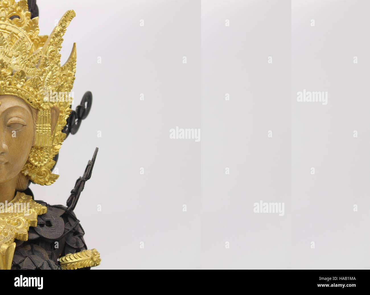 Balinese dancer statue made of Ancient Coins Stock Photo - Alamy