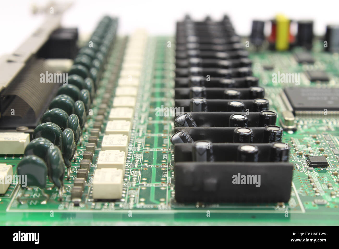 computer electronic circuit board business background isolated Stock ...