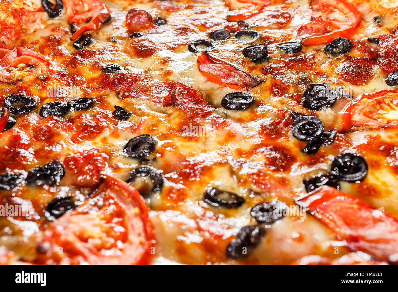 Appetizing background pizza closeup filling the frame Stock Photo - Alamy