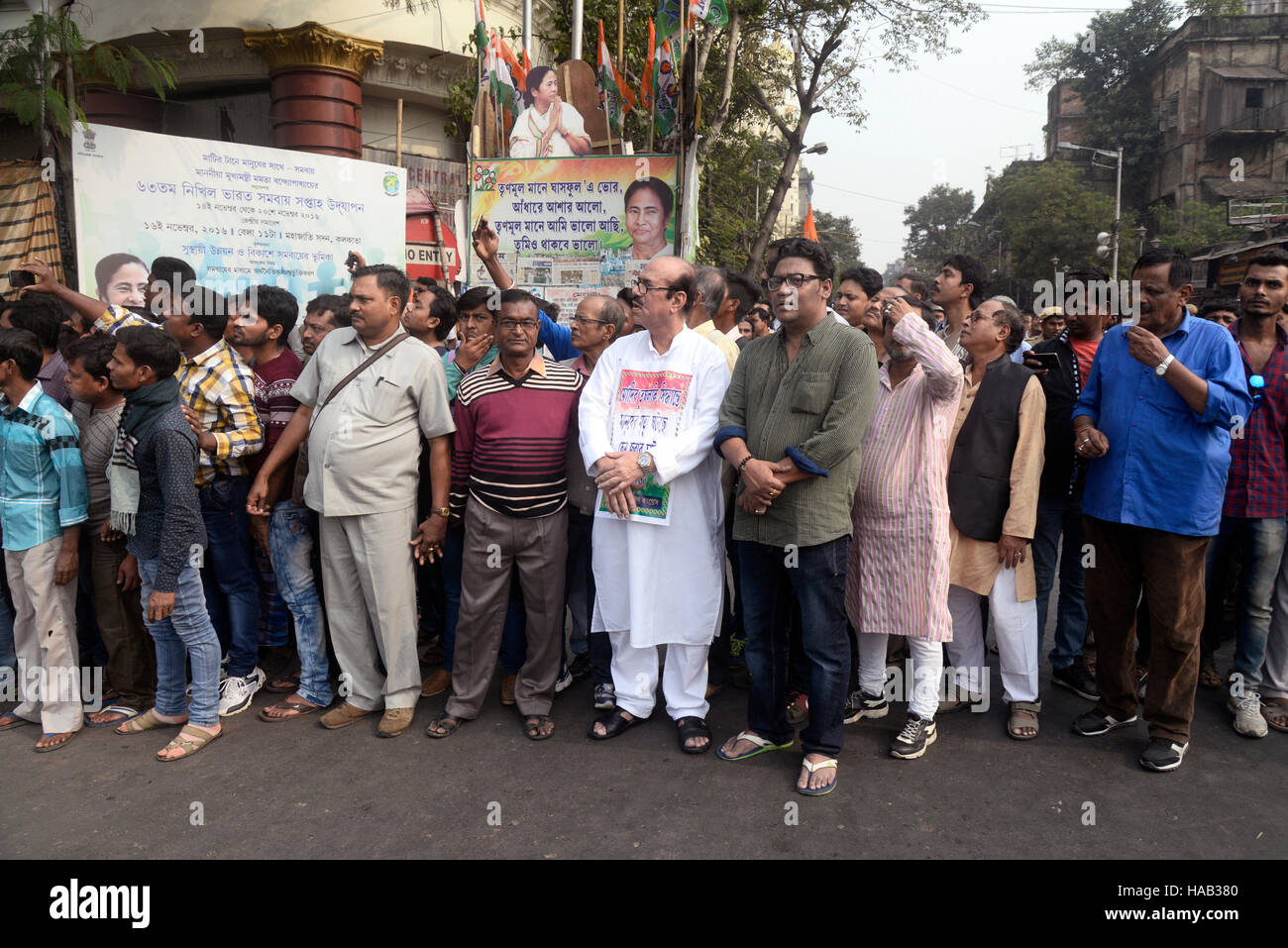 Kolkata, India. 28th Nov, 2016. West Bengal Minister Javed Ahmed Khan ...