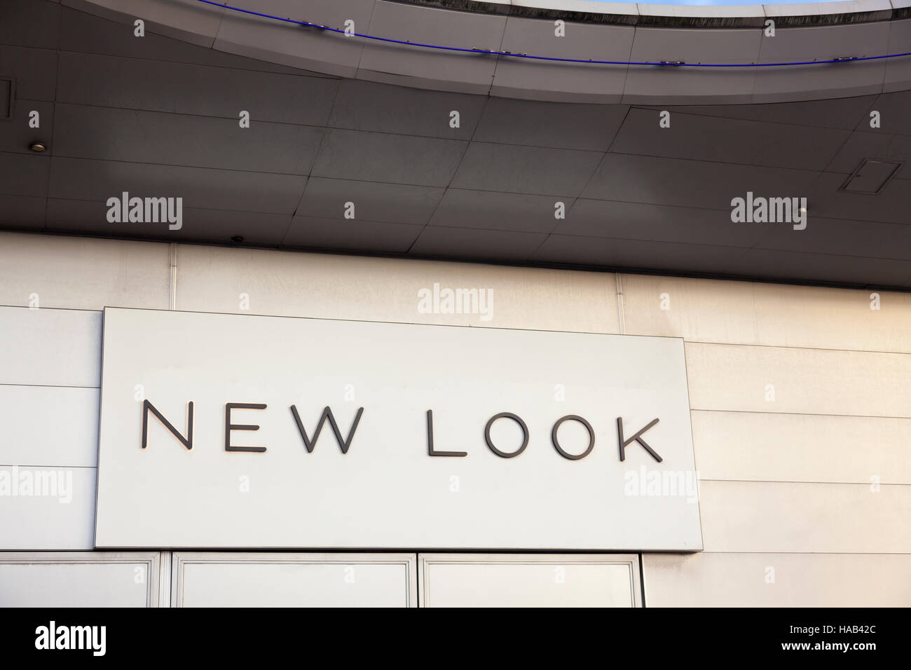 Shop sign, New Look, London, UK Stock Photo - Alamy