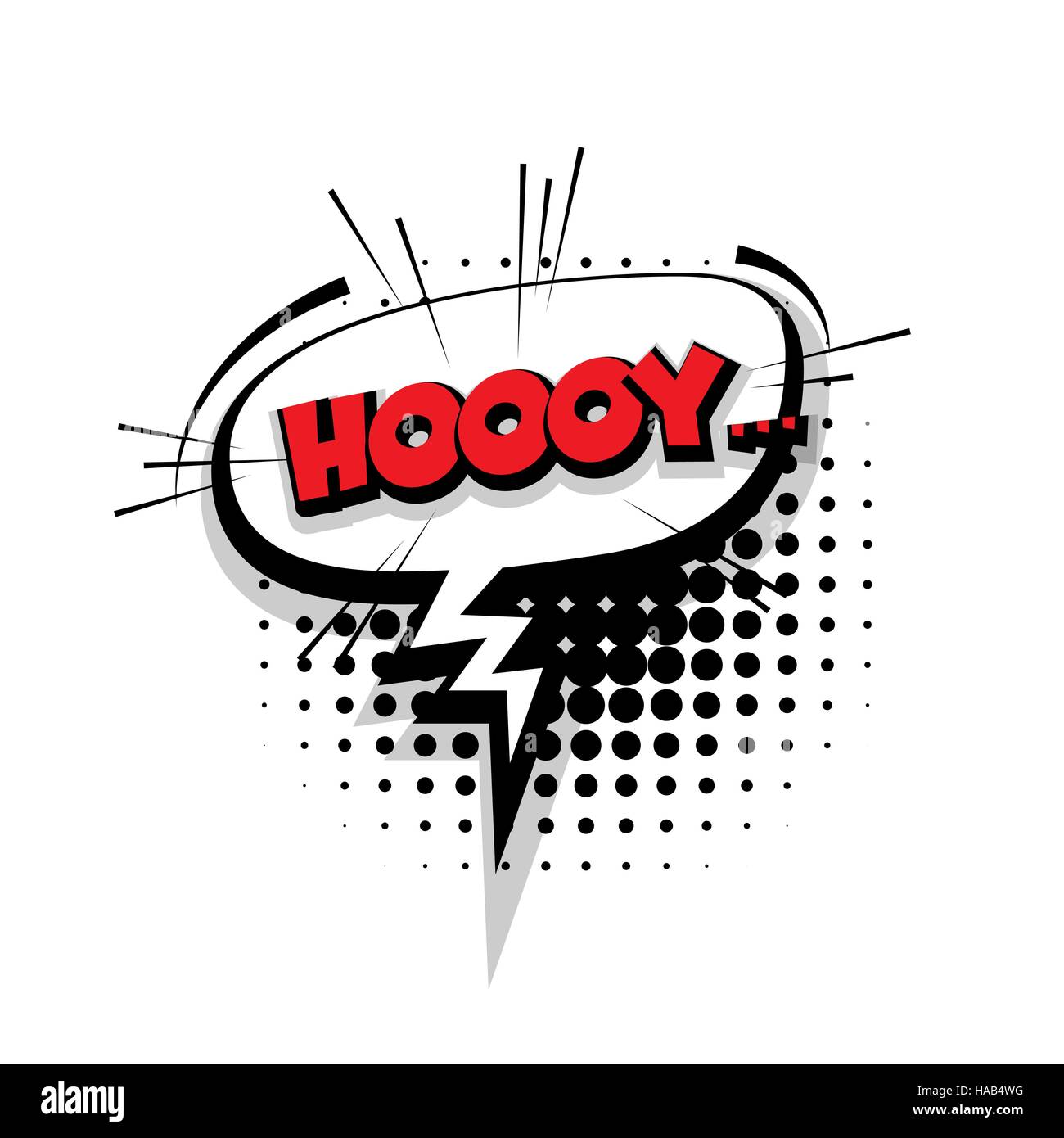 Colored hand drawn cartoon comic text speech bubbles Comic book ...