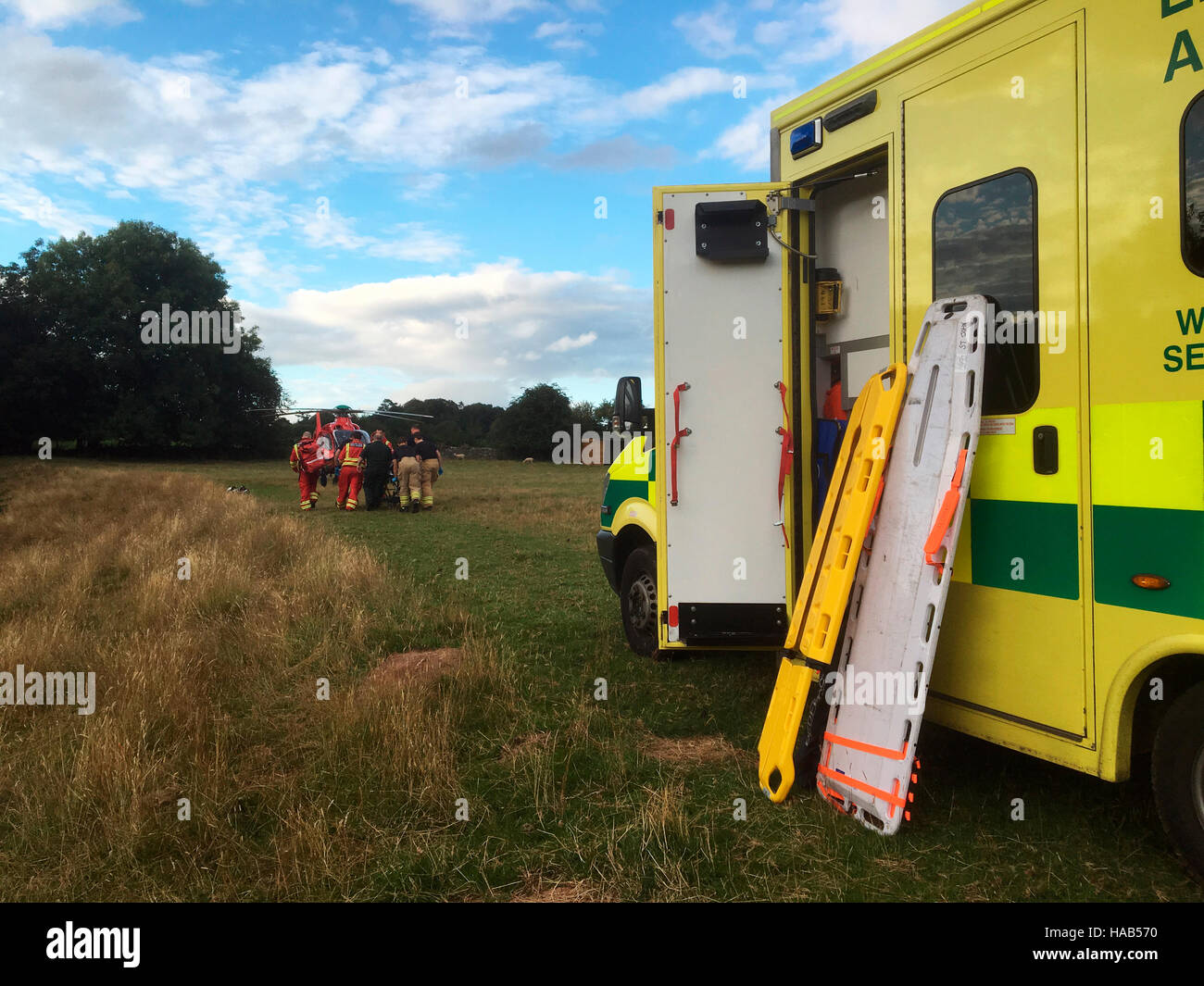 Wales air ambulance hi-res stock photography and images - Alamy