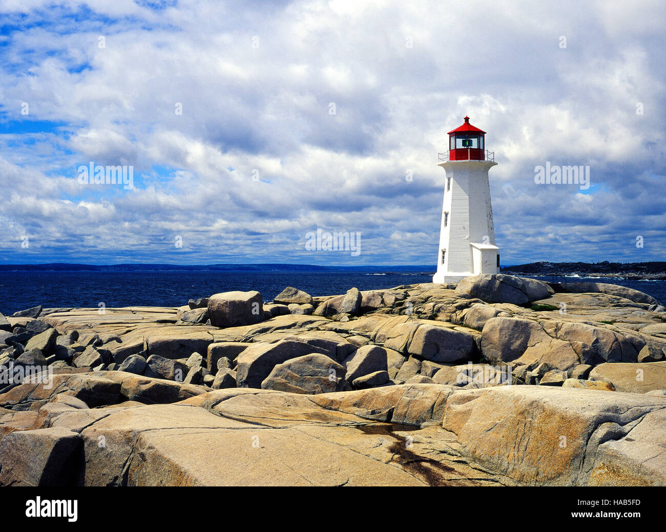 Lighthouse Peggy's Cove Nova Scotia Canada Stock Photo - Alamy