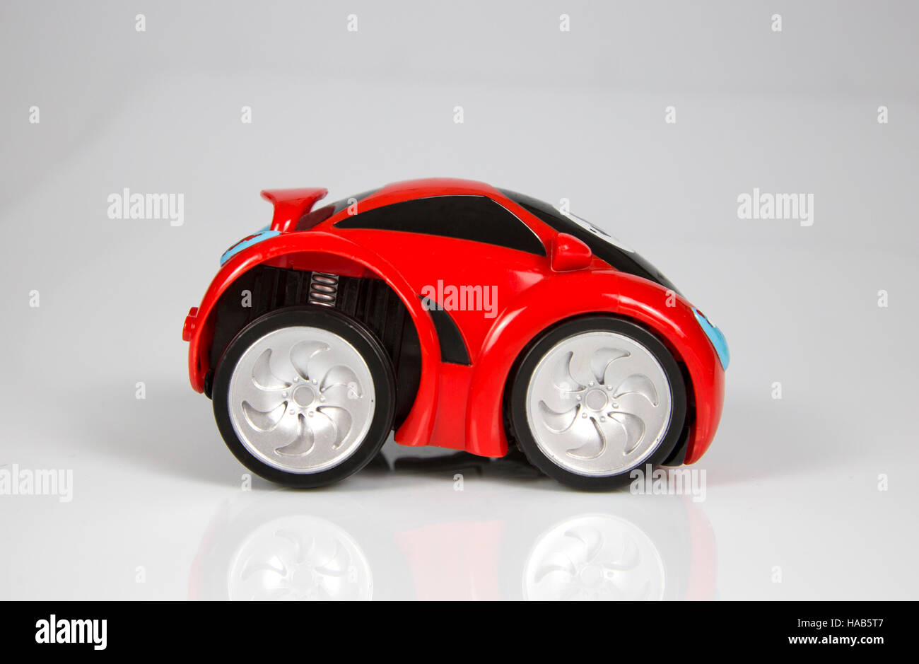 Toy red car for child Stock Photo - Alamy