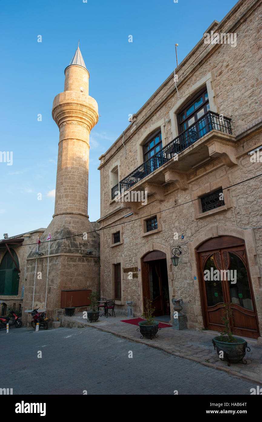 Girne kyrenia mosque minaret hi-res stock photography and images - Alamy