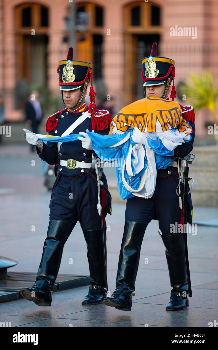 Argentina regimiento granaderos hi-res stock photography and images - Alamy