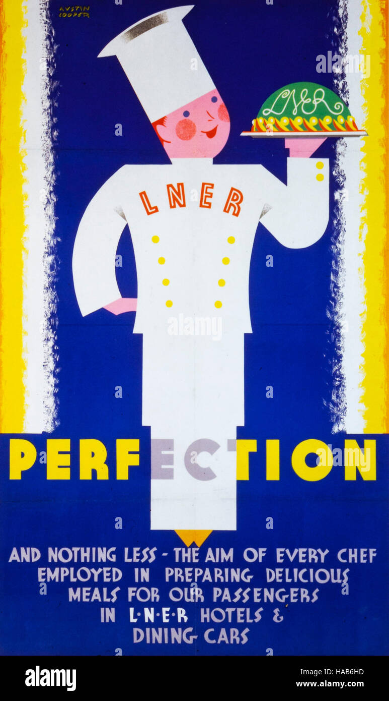 LNER vintage railway poster by Austin Cooper (1890-1964 Stock Photo - Alamy