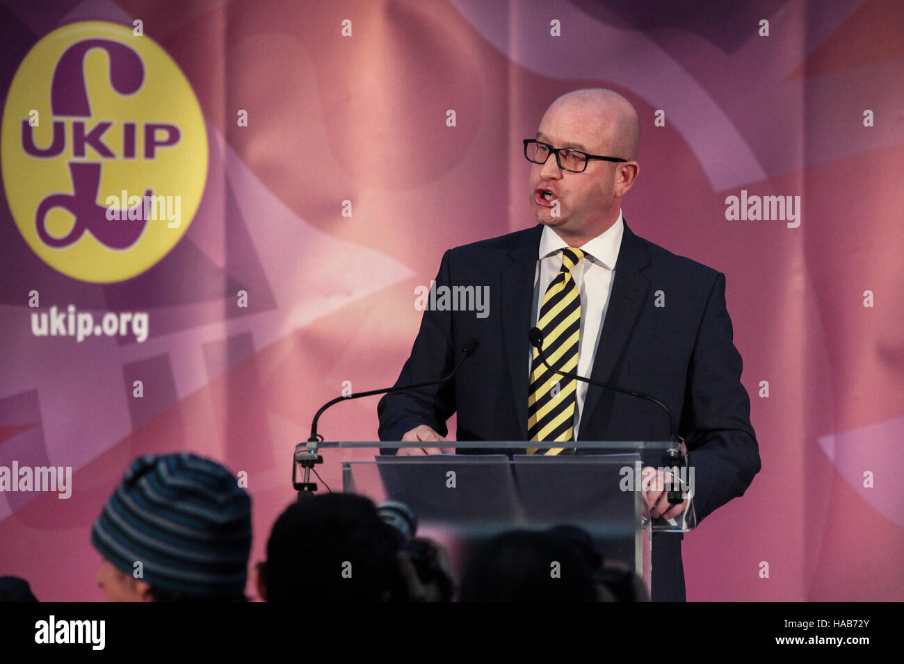 New ukip leader emmanuel centre hi-res stock photography and images - Alamy