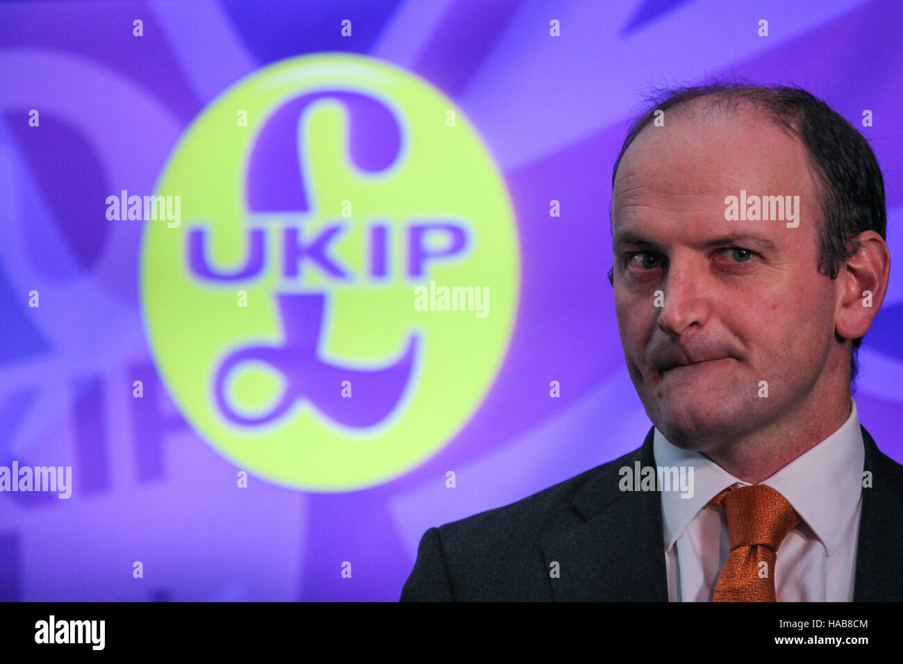 Westminster, London. 28 Nov 2016 - Douglas Carswell MP. Paul Nuttall ...