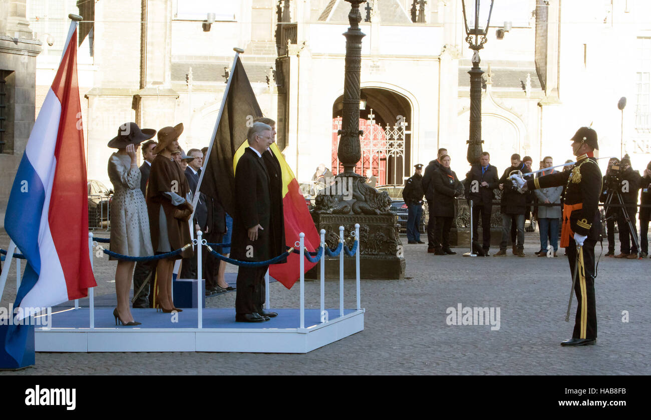 Amsterdam, The Netherlands. 28th Nov, 2016. King Willem-Alexander and ...
