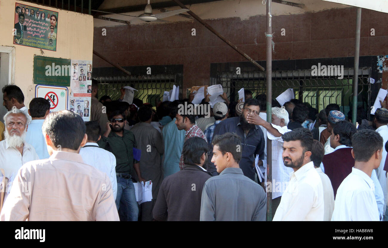 Candidates for job vacancy are filling their forms to apply in food ...