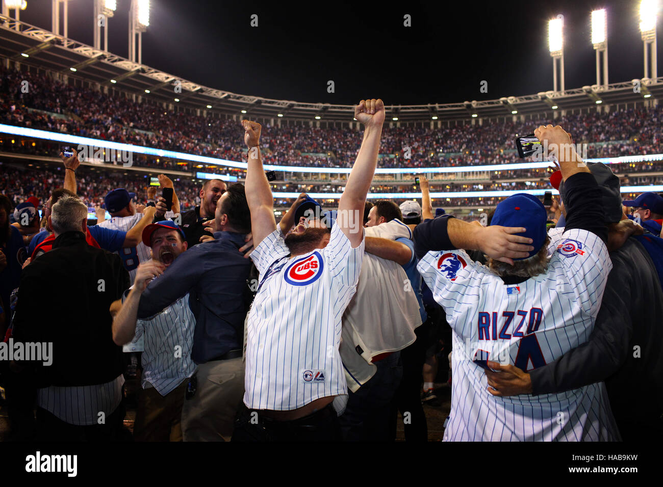Cleveland indians fans hi-res stock photography and images - Alamy