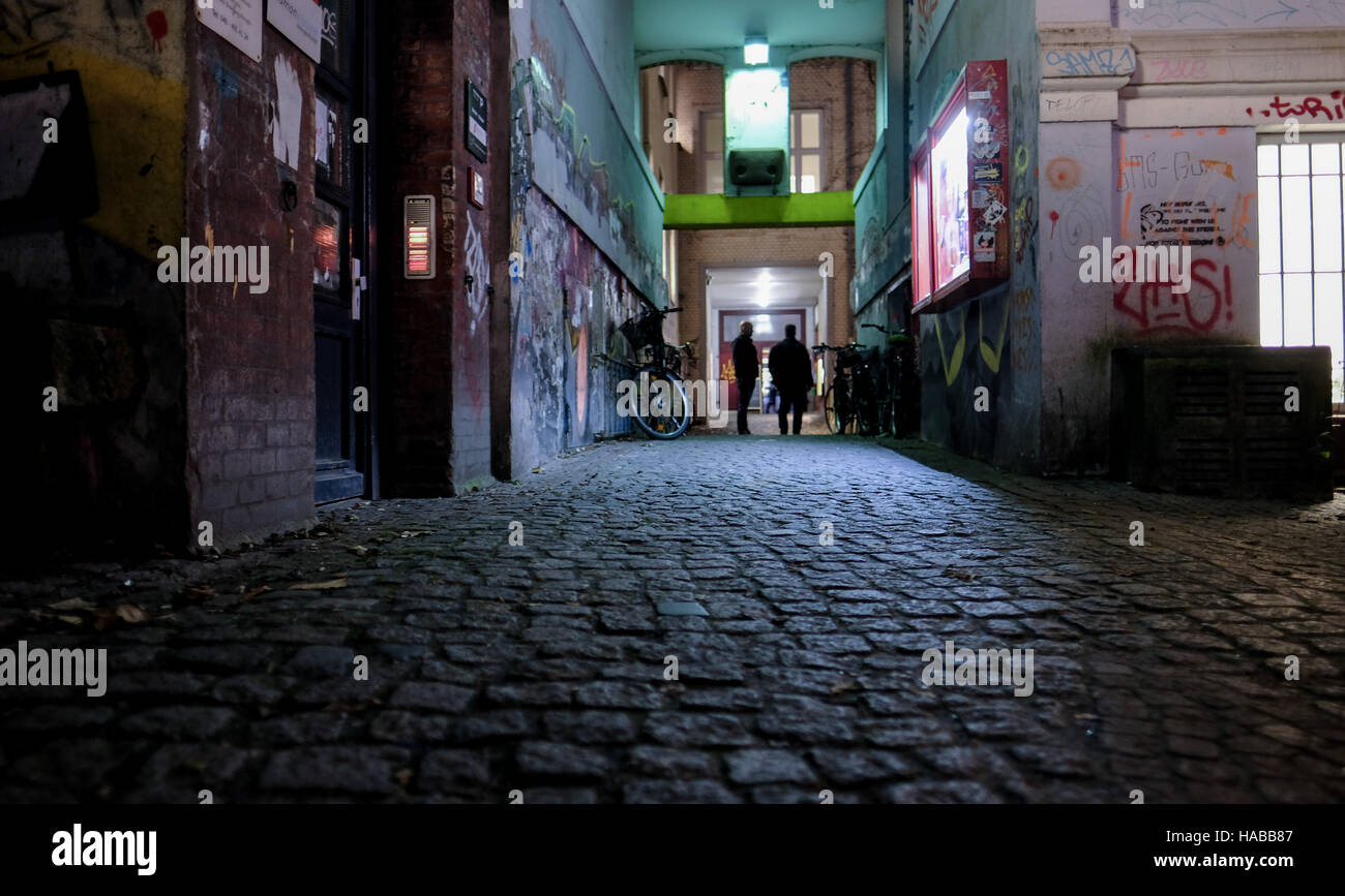 A street scene in the Schanzen quarter in Hamburg, Germany, 23 November ...
