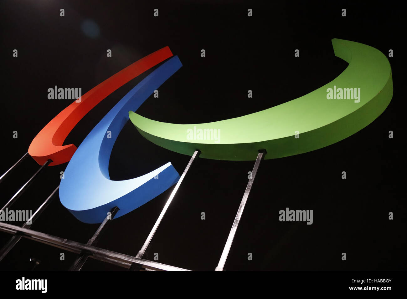 Paralympic Symbol, SEPTEMBER 18, 2016 : Closing Ceremony at Maracana ...