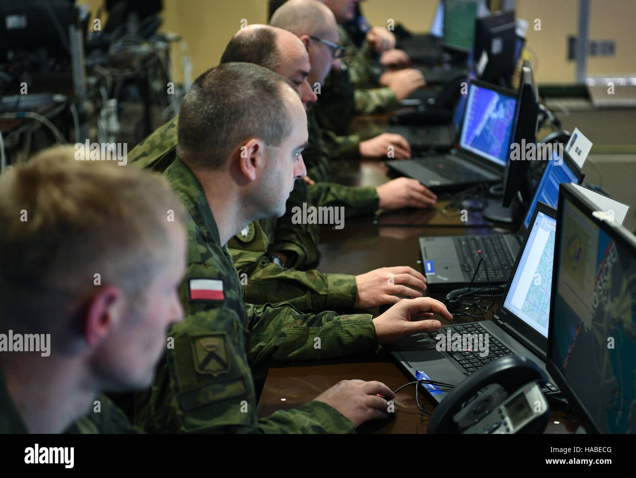 Szczecin, Poland. 28th Nov, 2016. Soliders of the NATO Multinational ...
