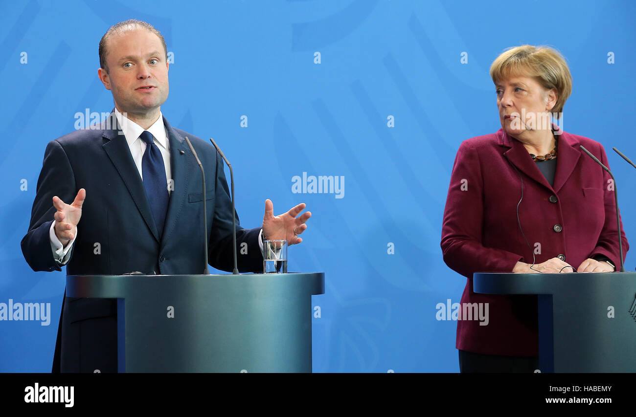 Berlin, Germany. 29th Nov, 2016. German Chancellor Angela Merkel (CDU ...