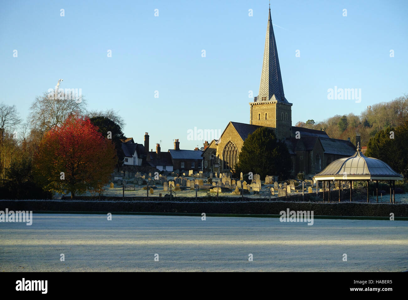 Bandstand church in godalming surrey hi-res stock photography and ...
