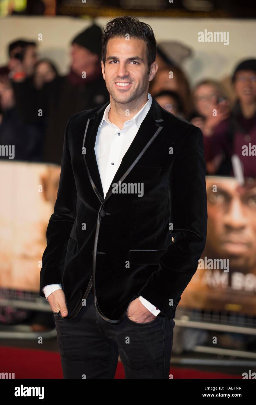 London, UK. 28th Nov, 2016. Cesc Fabregas at the World Premiere of 'I ...