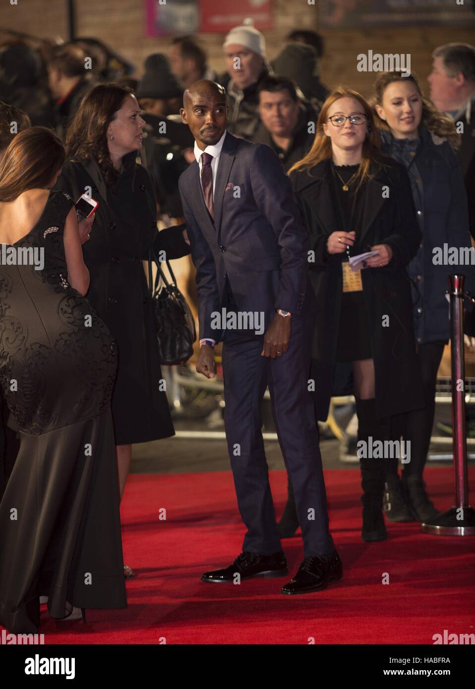 London, UK. 28th Nov, 2016. Mo Farah at the World Premiere of 'I Am ...
