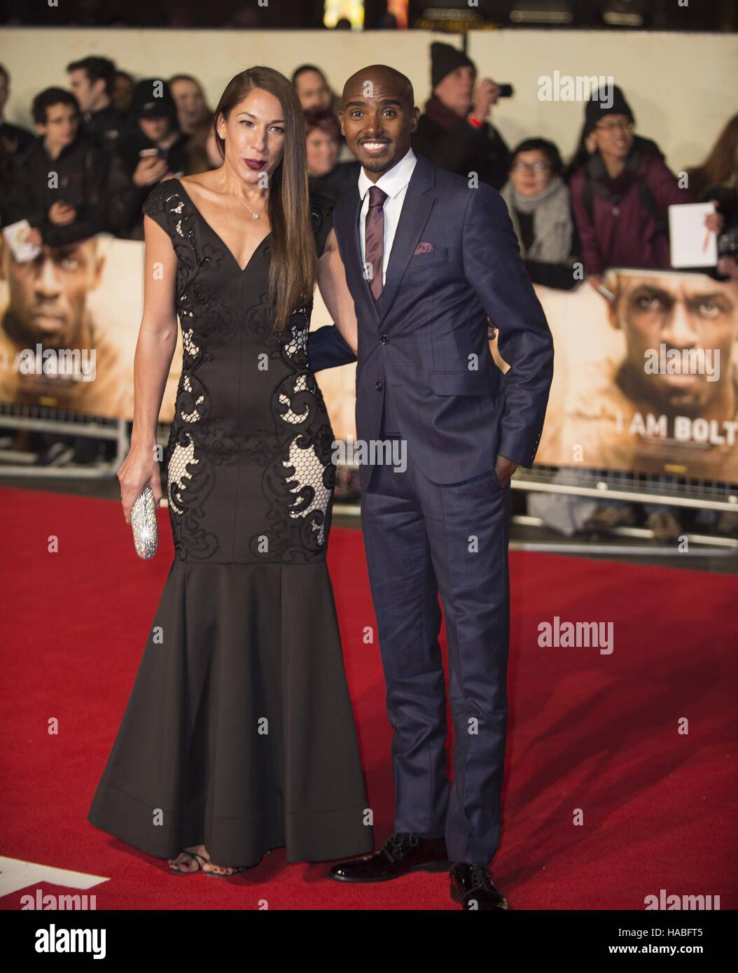 London, UK. 28th Nov, 2016. Mo Farah and Tania Nell at the World ...