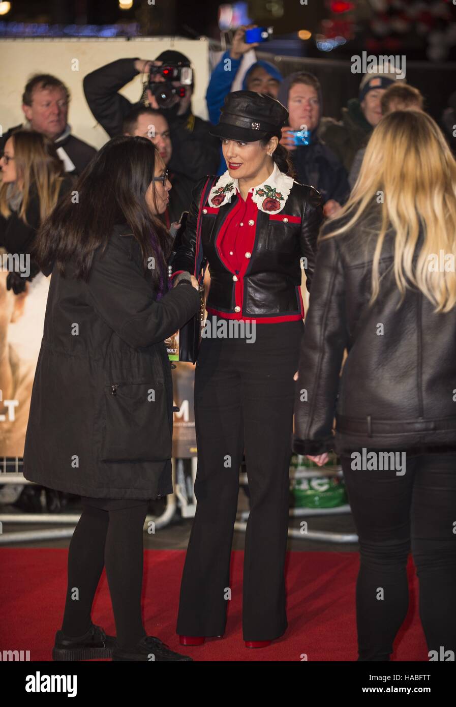 London, UK. 28th Nov, 2016. Salma Hayek at the World Premiere of 'I Am ...
