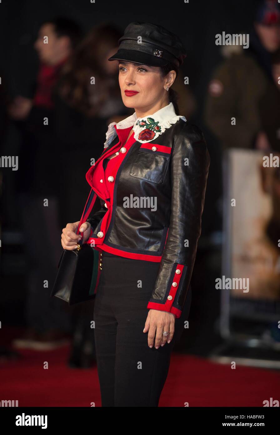 London, UK. 28th Nov, 2016. Salma Hayek at the World Premiere of 'I Am ...
