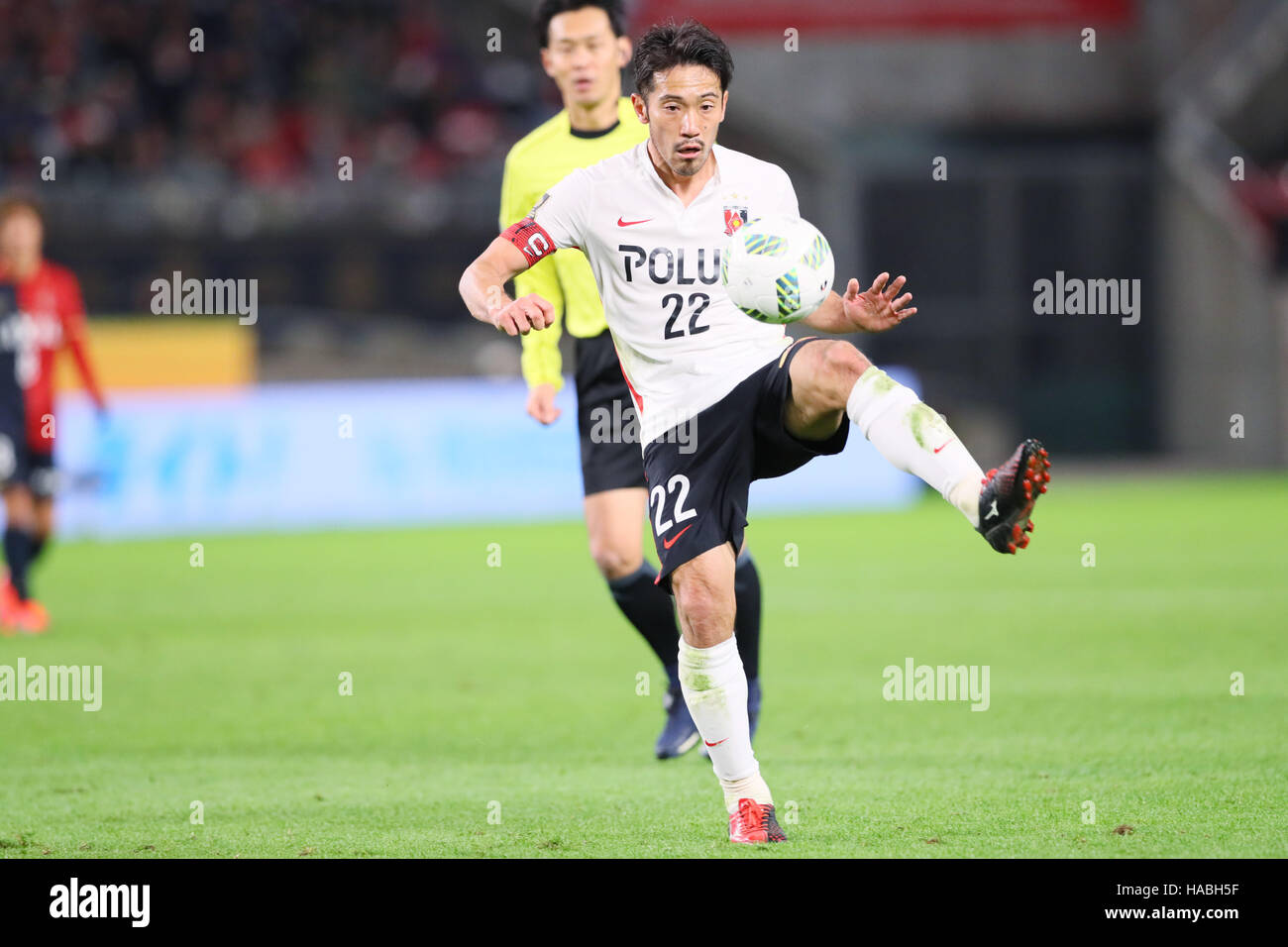 Ibaraki, Japan. 29th Nov, 2016. Yuki Abe (Reds) Football /Soccer : 2016 ...
