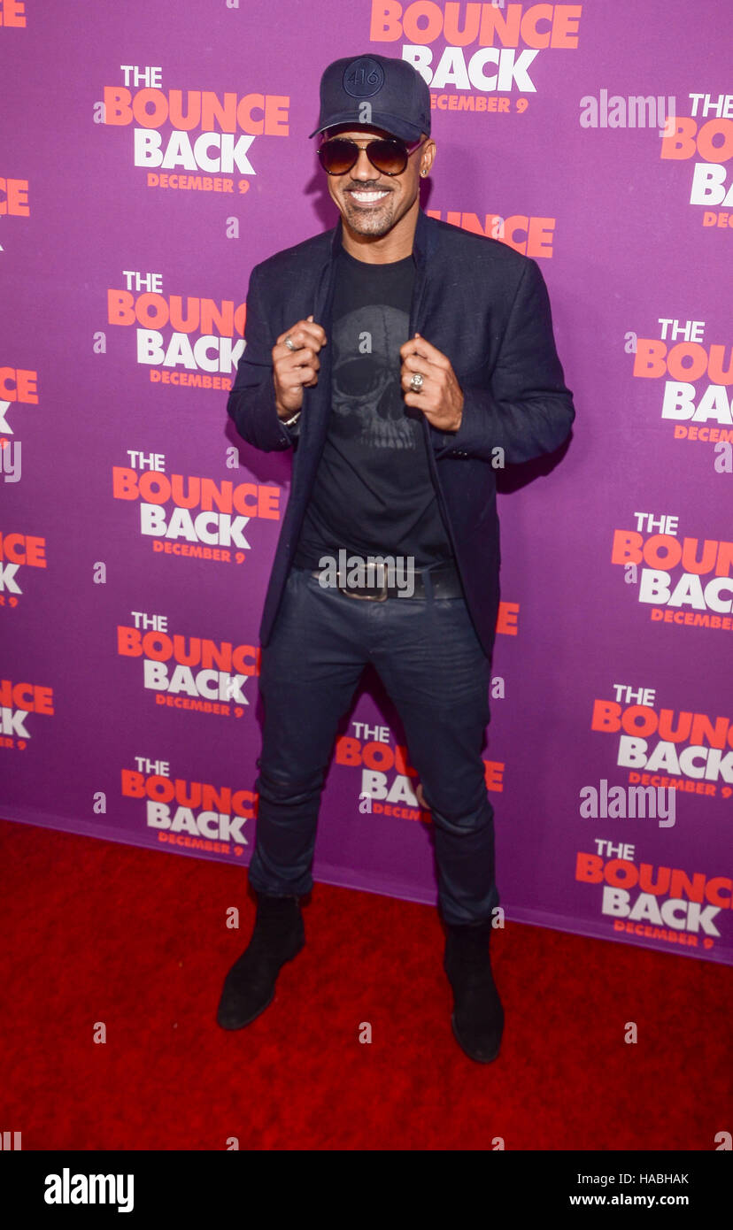 New York, NY, USA. 29th Nov, 2016. Shemar Moore attends 'The Bounce ...