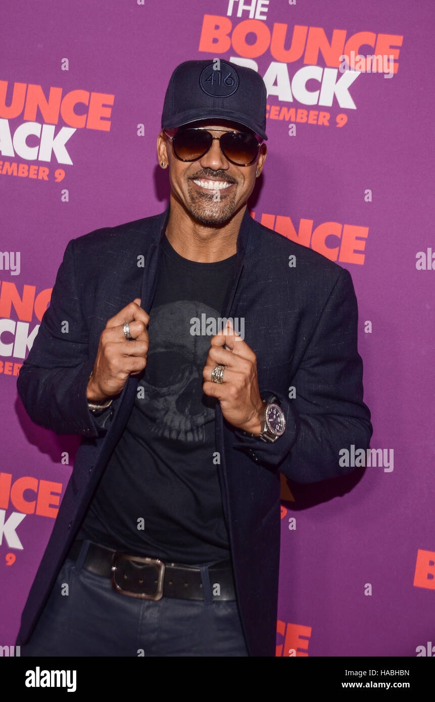 New York, NY, USA. 29th Nov, 2016. Shemar Moore attends 'The Bounce ...
